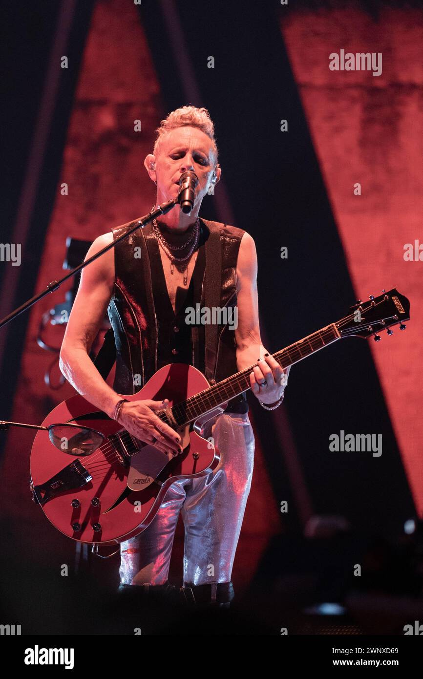 Copenhagen, Denmark. 10th, February 2024. The English band Depeche Mode ...
