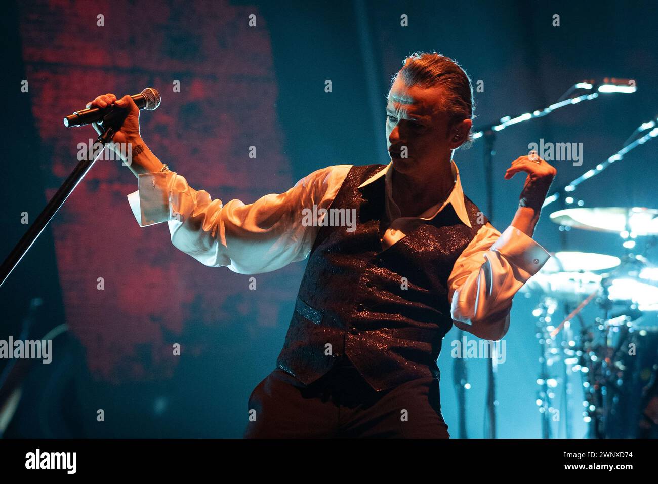 Copenhagen, Denmark. 10th, February 2024. The English band Depeche Mode ...