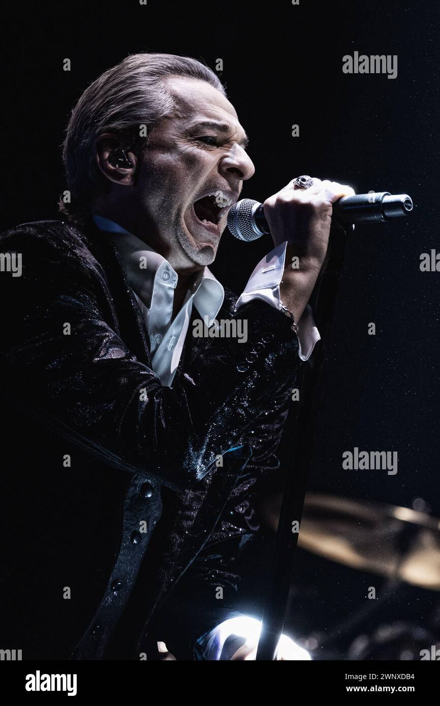 Copenhagen, Denmark. 10th, February 2024. The English band Depeche Mode ...