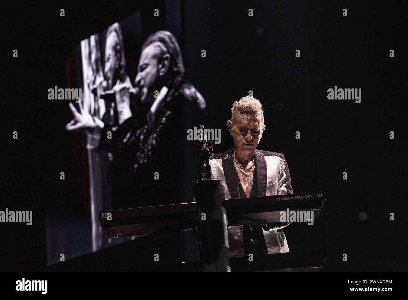 Copenhagen, Denmark. 10th, February 2024. The English band Depeche Mode ...