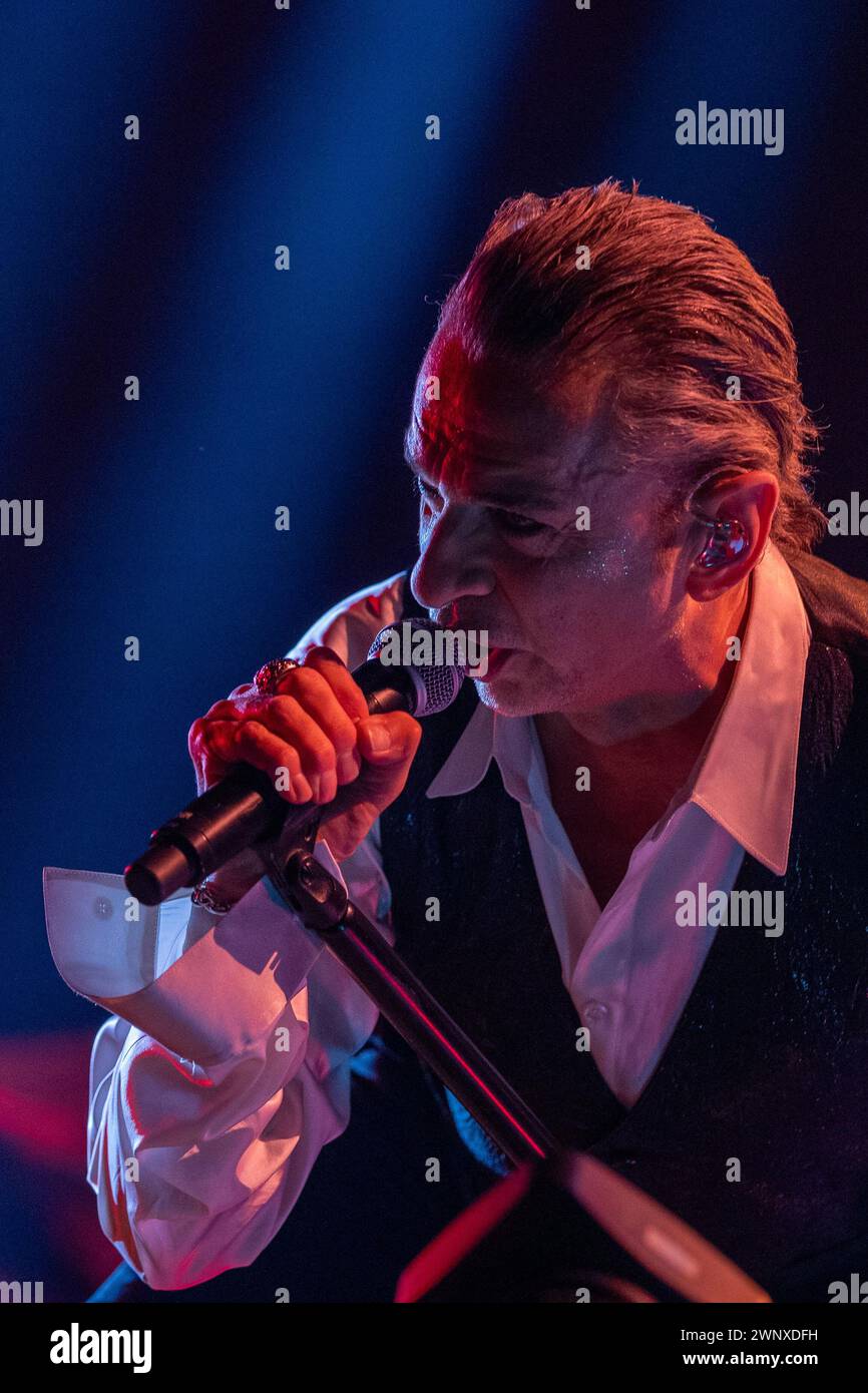 Copenhagen, Denmark. 10th, February 2024. The English band Depeche Mode ...