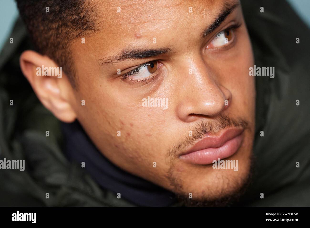 Vitor Roque of FC Barcelona looks on during the LaLiga EA Sports match ...