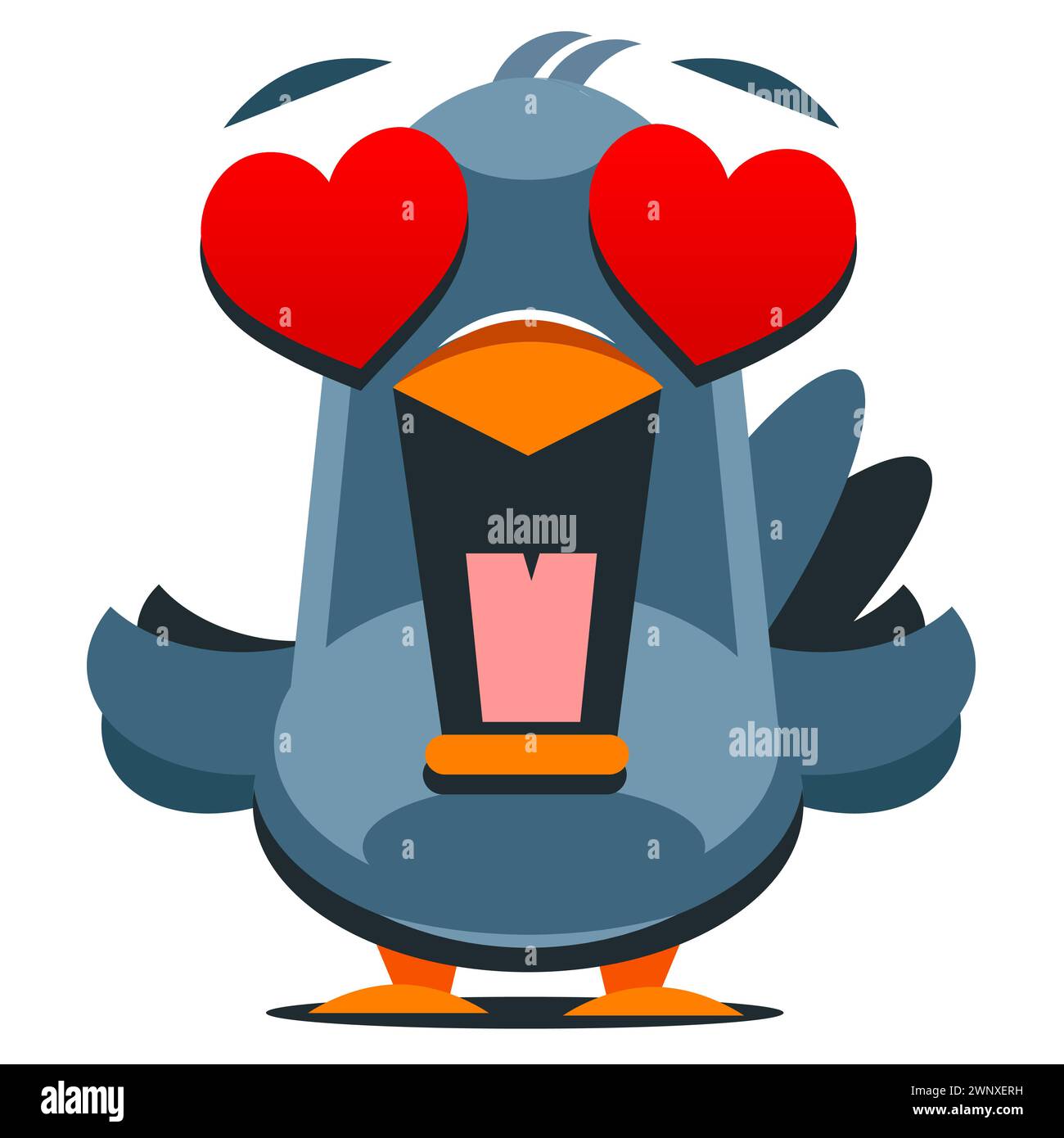 Pigeon vector character color flat illustration pigeon image Stock ...