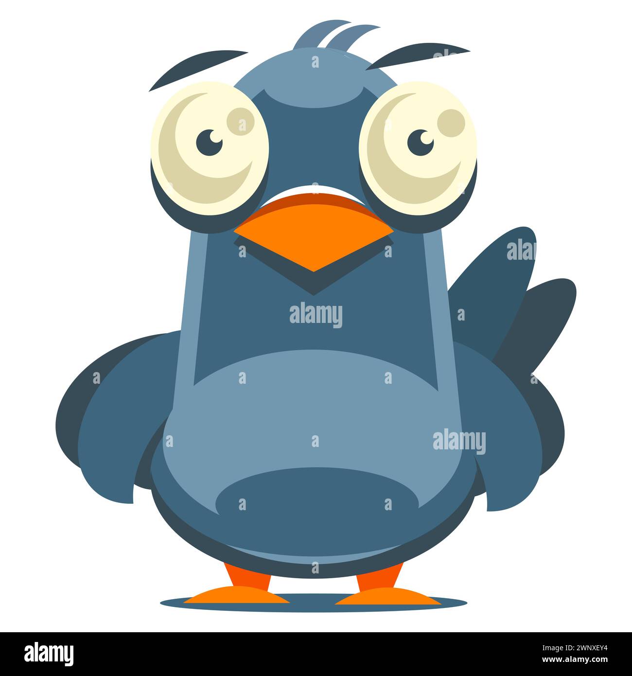 Pigeon vector character color flat illustration pigeon image Stock ...