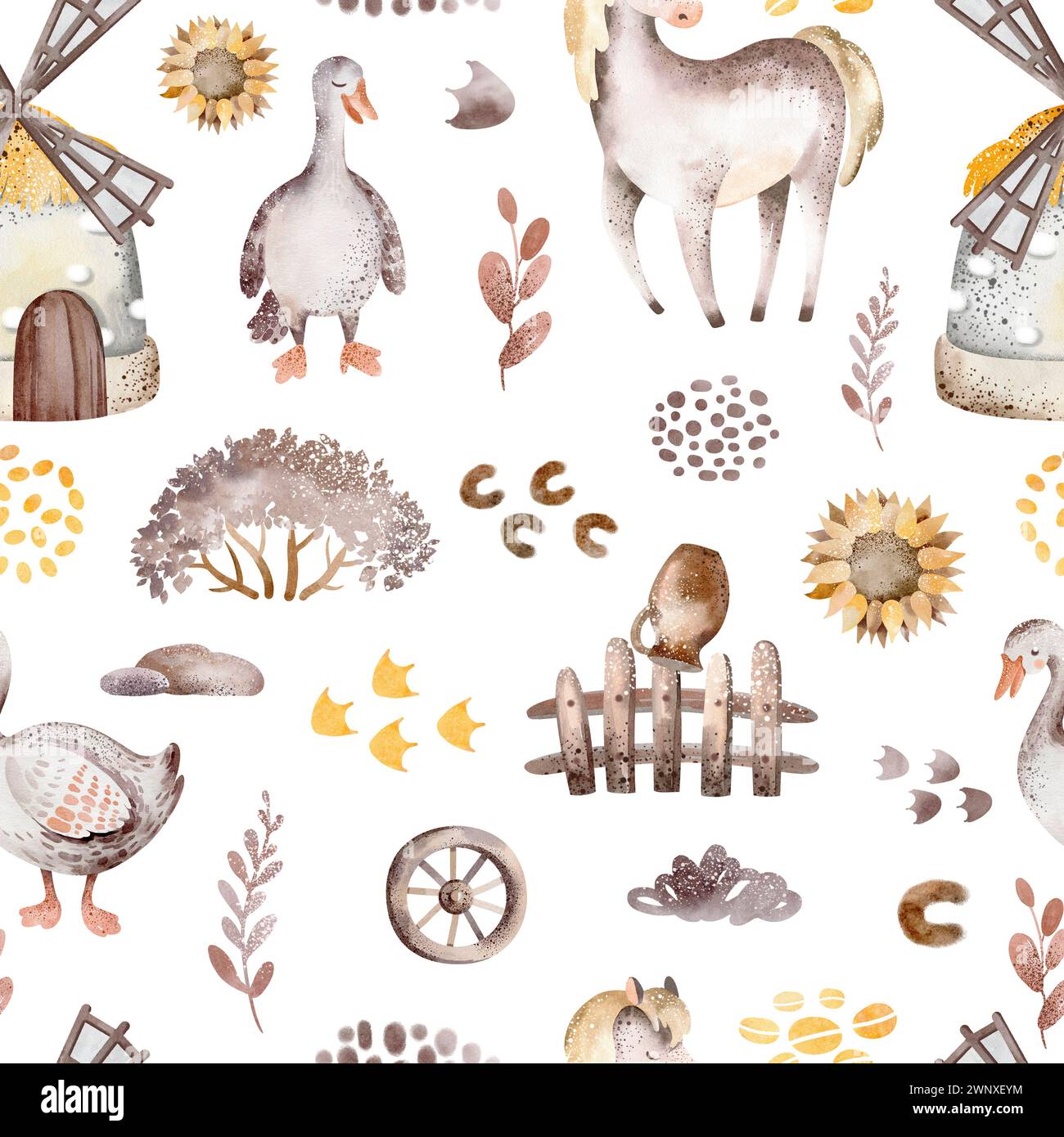 Seamless scandinavian pattern hi-res stock photography and images - Alamy