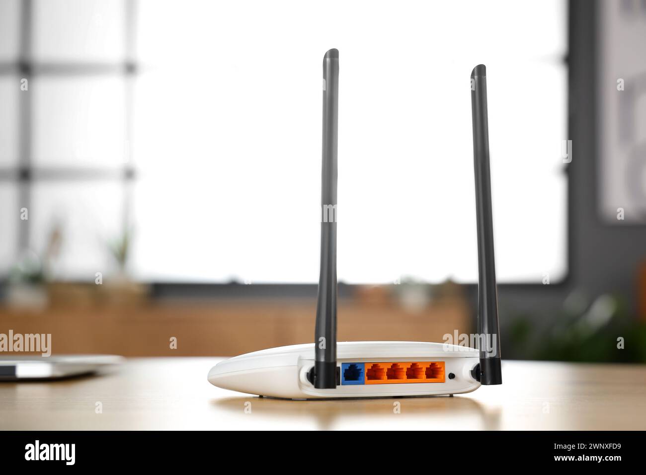 Ethernet port on the back of the router hi-res stock photography and ...