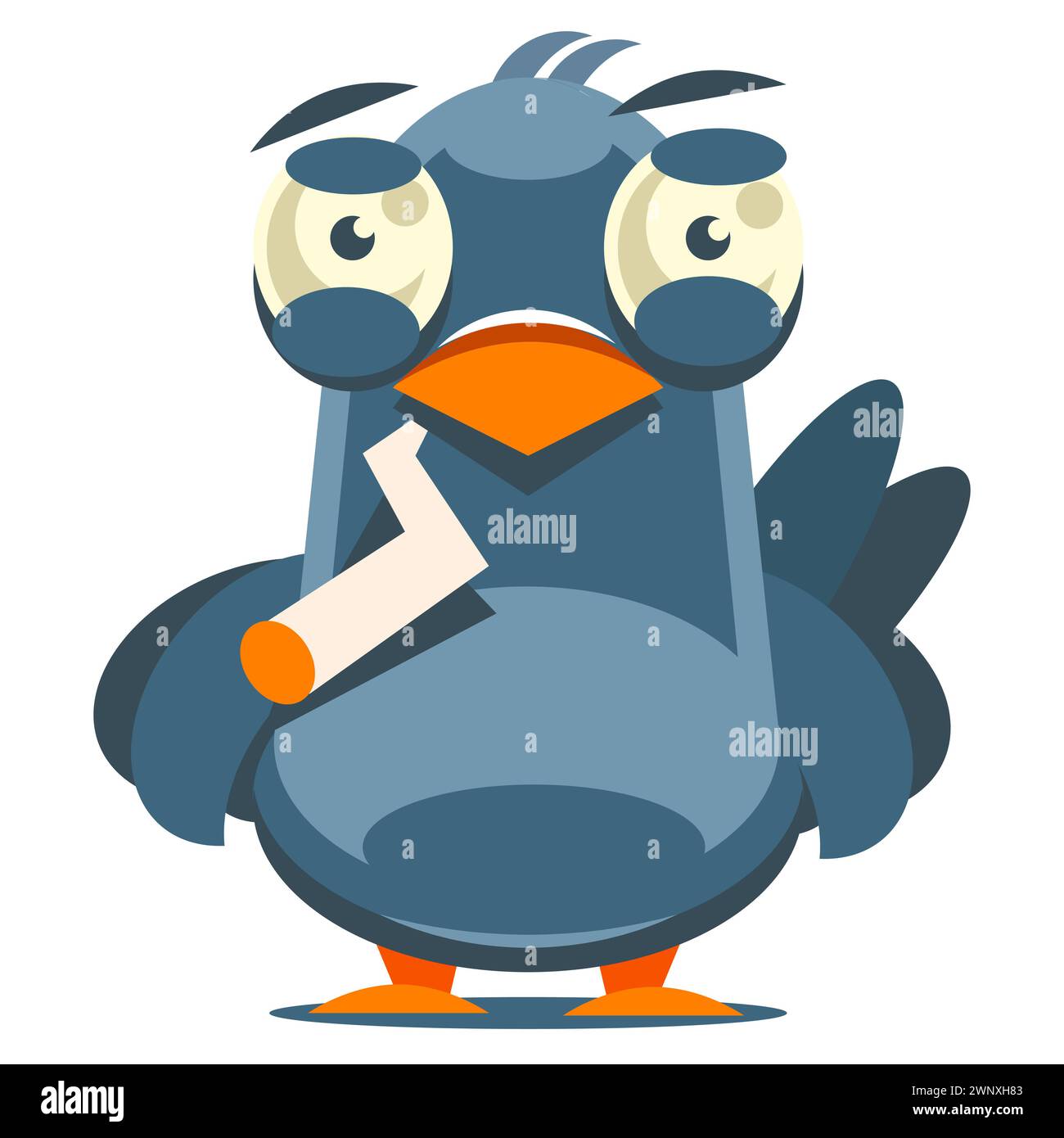 Pigeon vector character color flat illustration pigeon image Stock ...