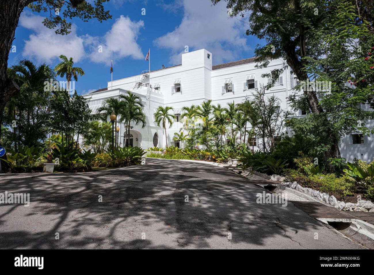 The Barbadian State House also known as Government House. The 18th ...