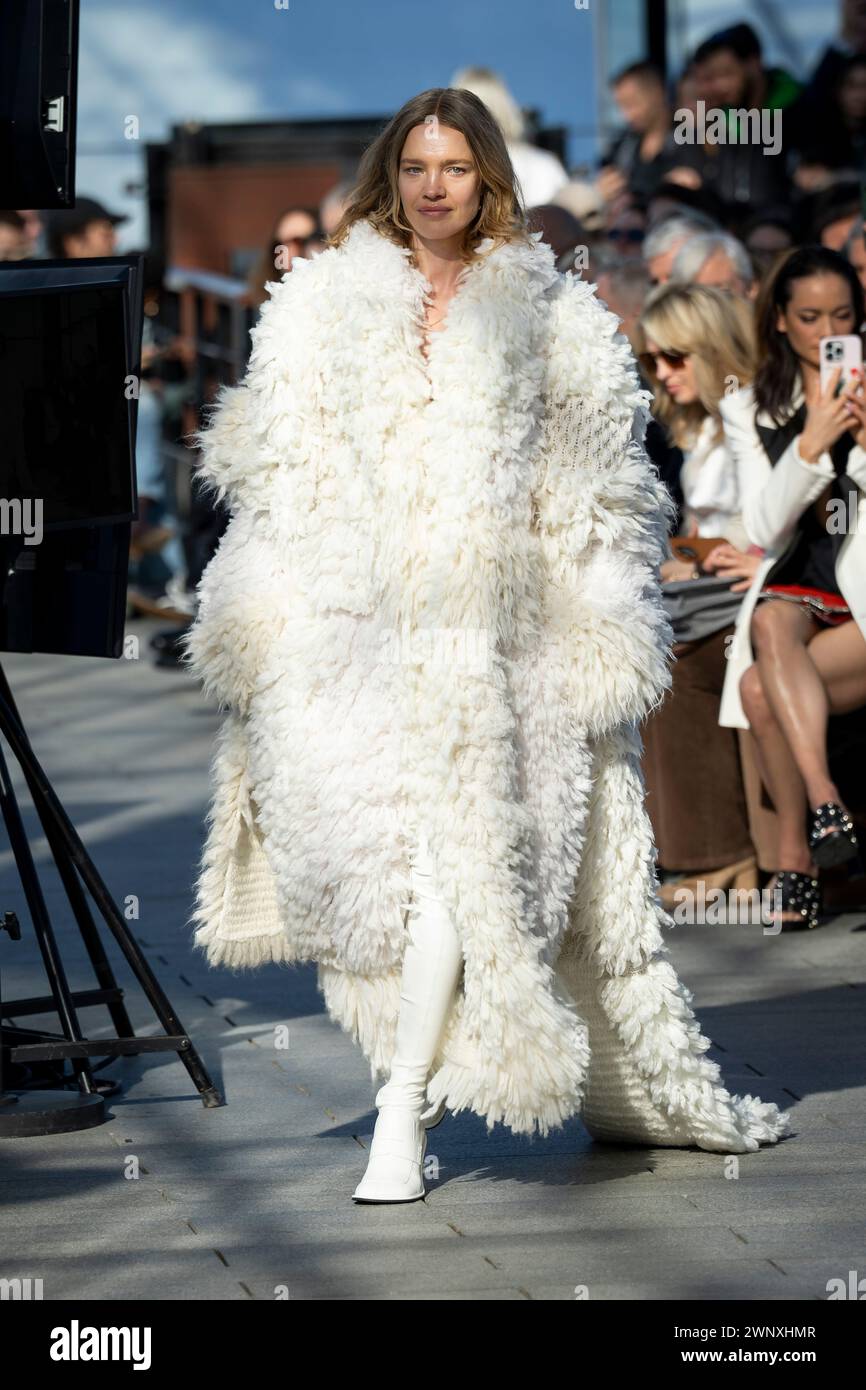 Natasha Volkova Wears A Creation As Part Of The Stella Mccartney Fallwinter 2024 2025 Ready To
