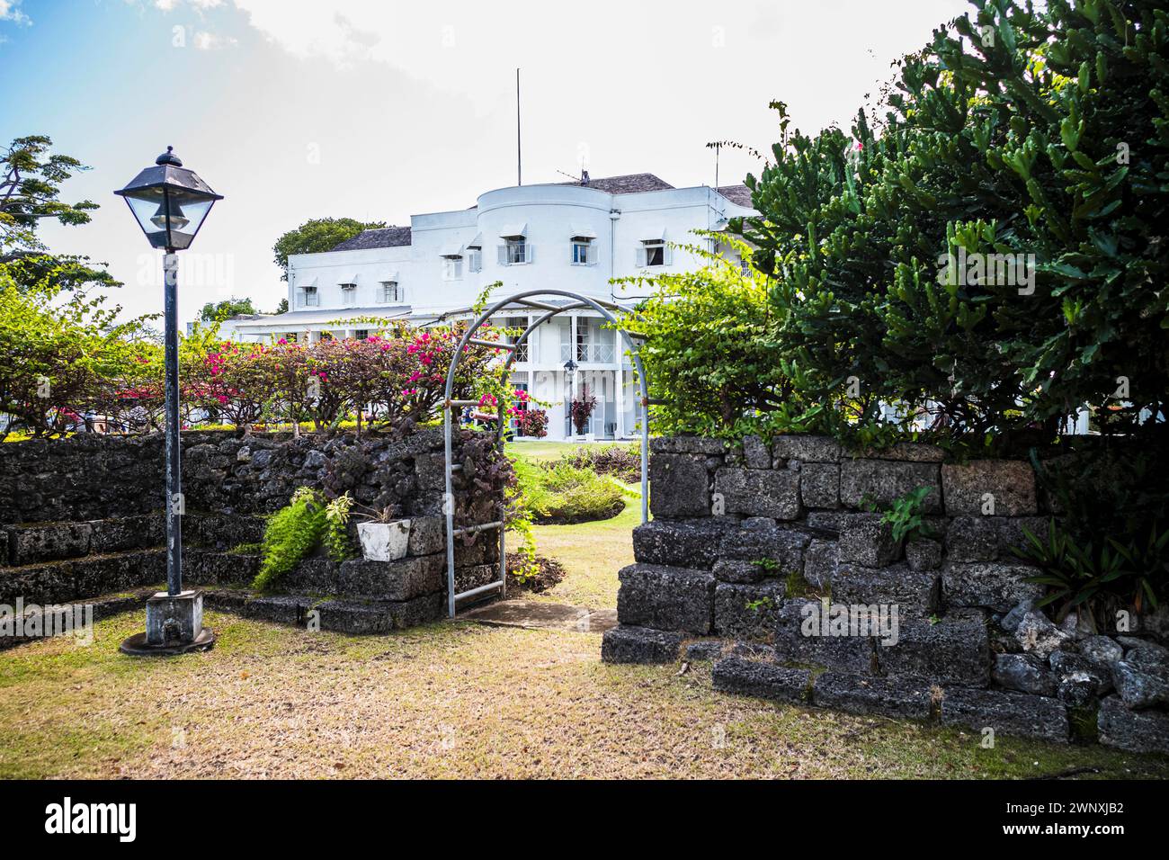 The Barbadian State House also known as Government House. The 18th ...