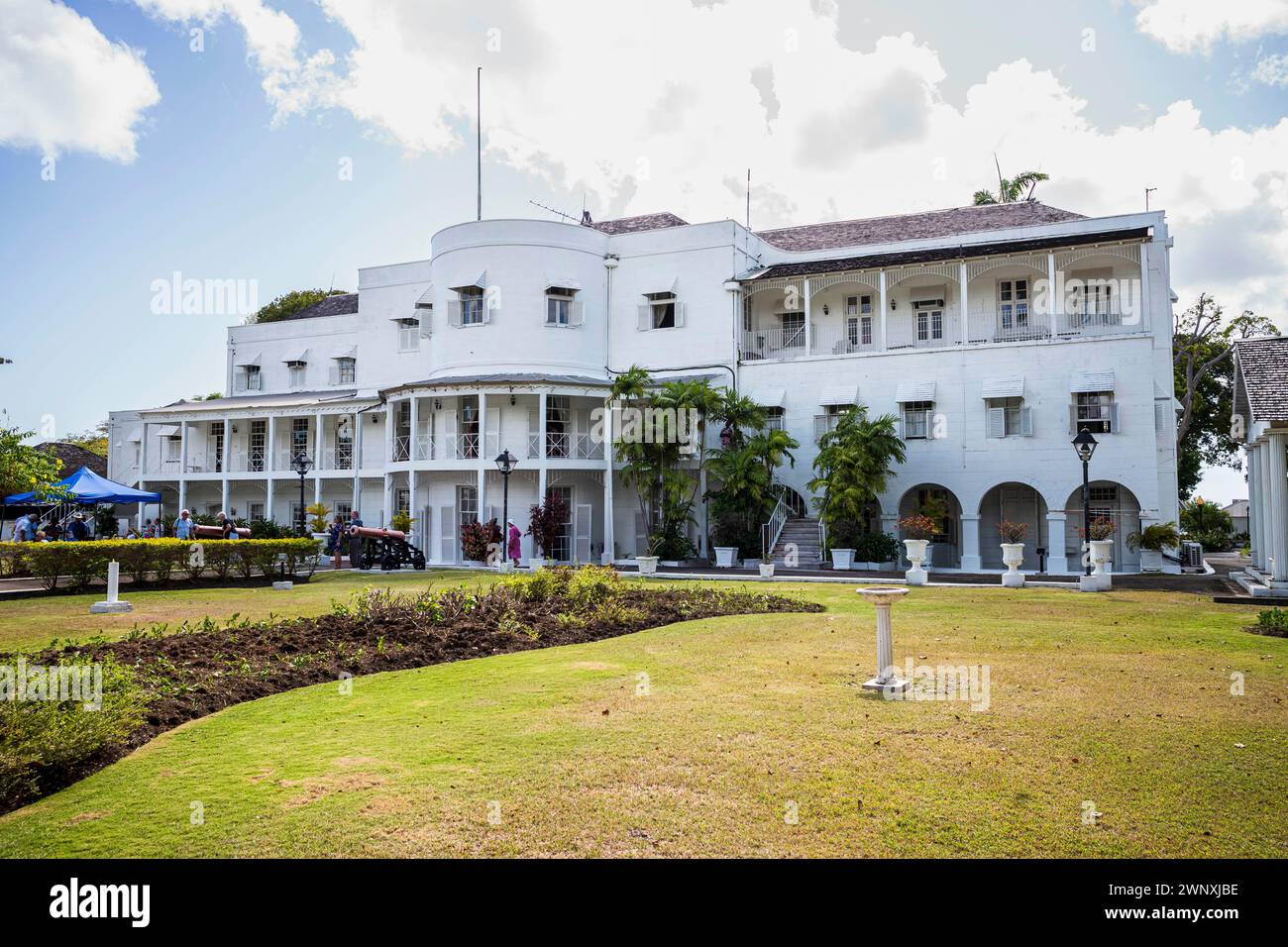 The Barbadian State House also known as Government House. The 18th ...
