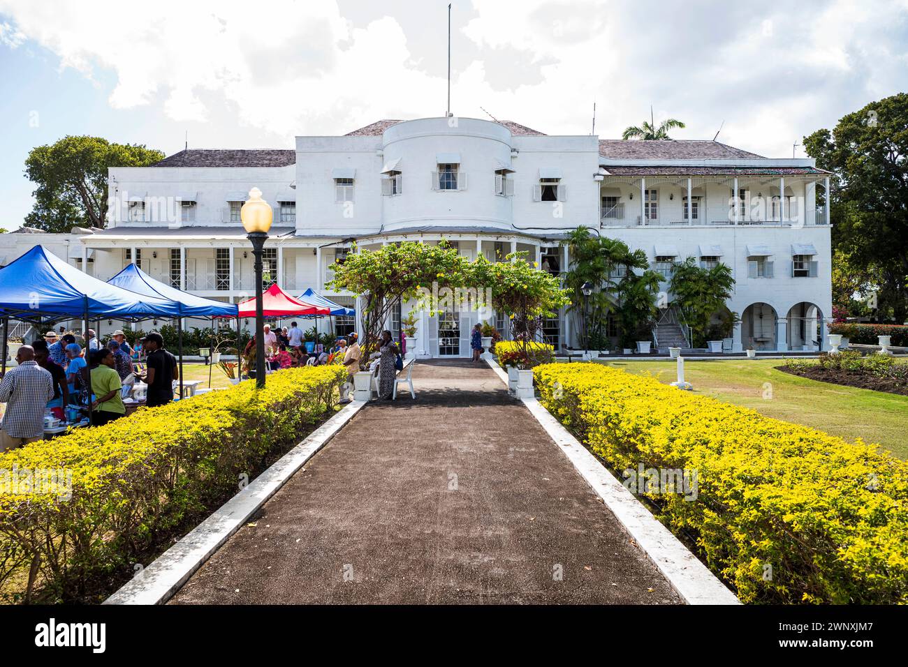 The Barbadian State House also known as Government House. The 18th ...
