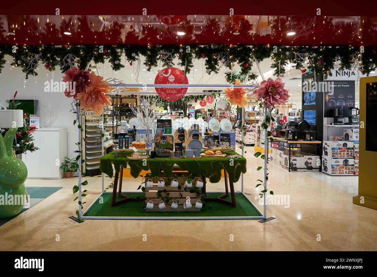 SINGAPORE - NOVEMBER 06, 2023: goods displayed at Metro Paragon in ...