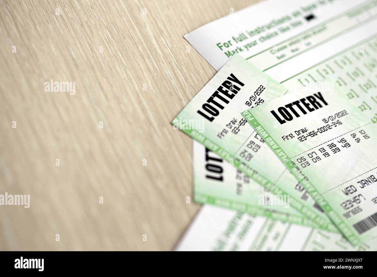 Lotery numbers hi-res stock photography and images - Alamy