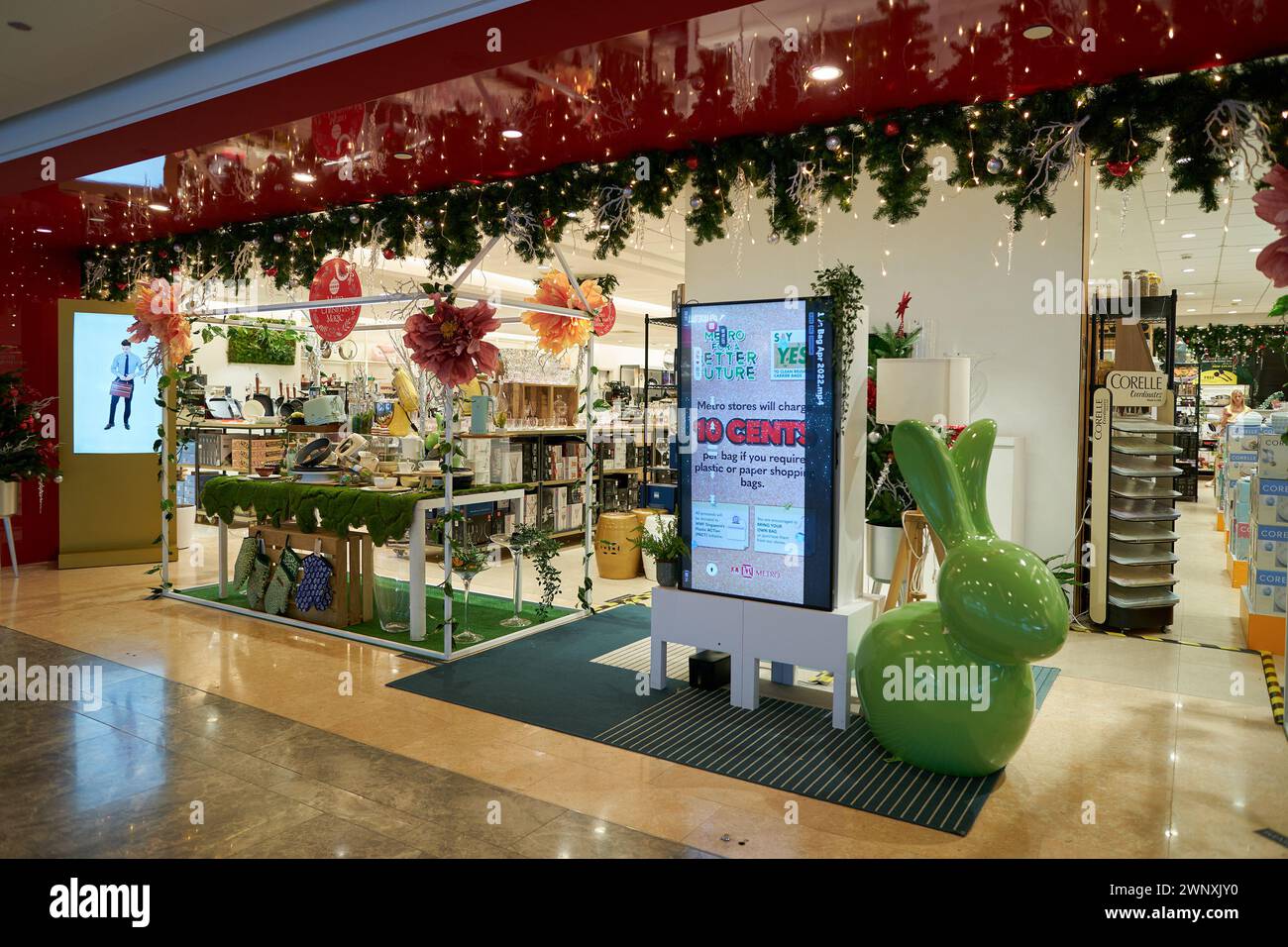 SINGAPORE - NOVEMBER 06, 2023: goods displayed at Metro Paragon in ...