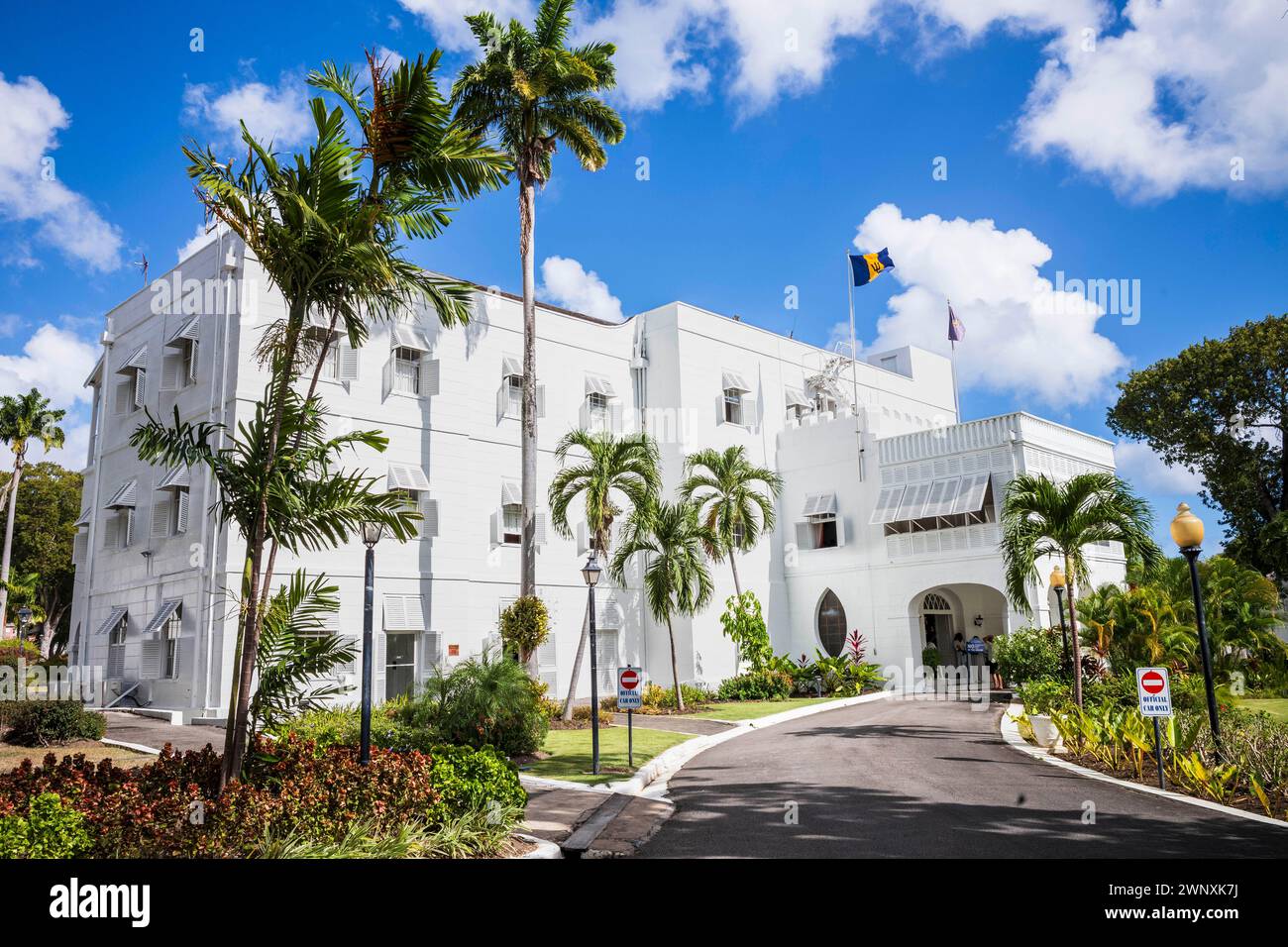 The Barbadian State House also known as Government House. The 18th ...