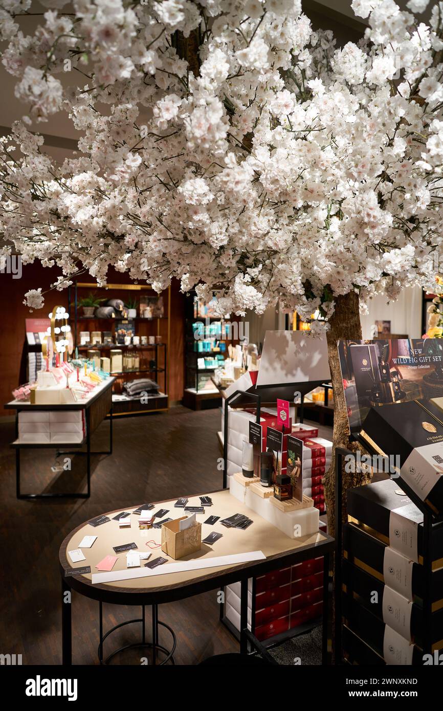 SINGAPORE - NOVEMBER 06, 2023: interior shot of Rituals store in ...