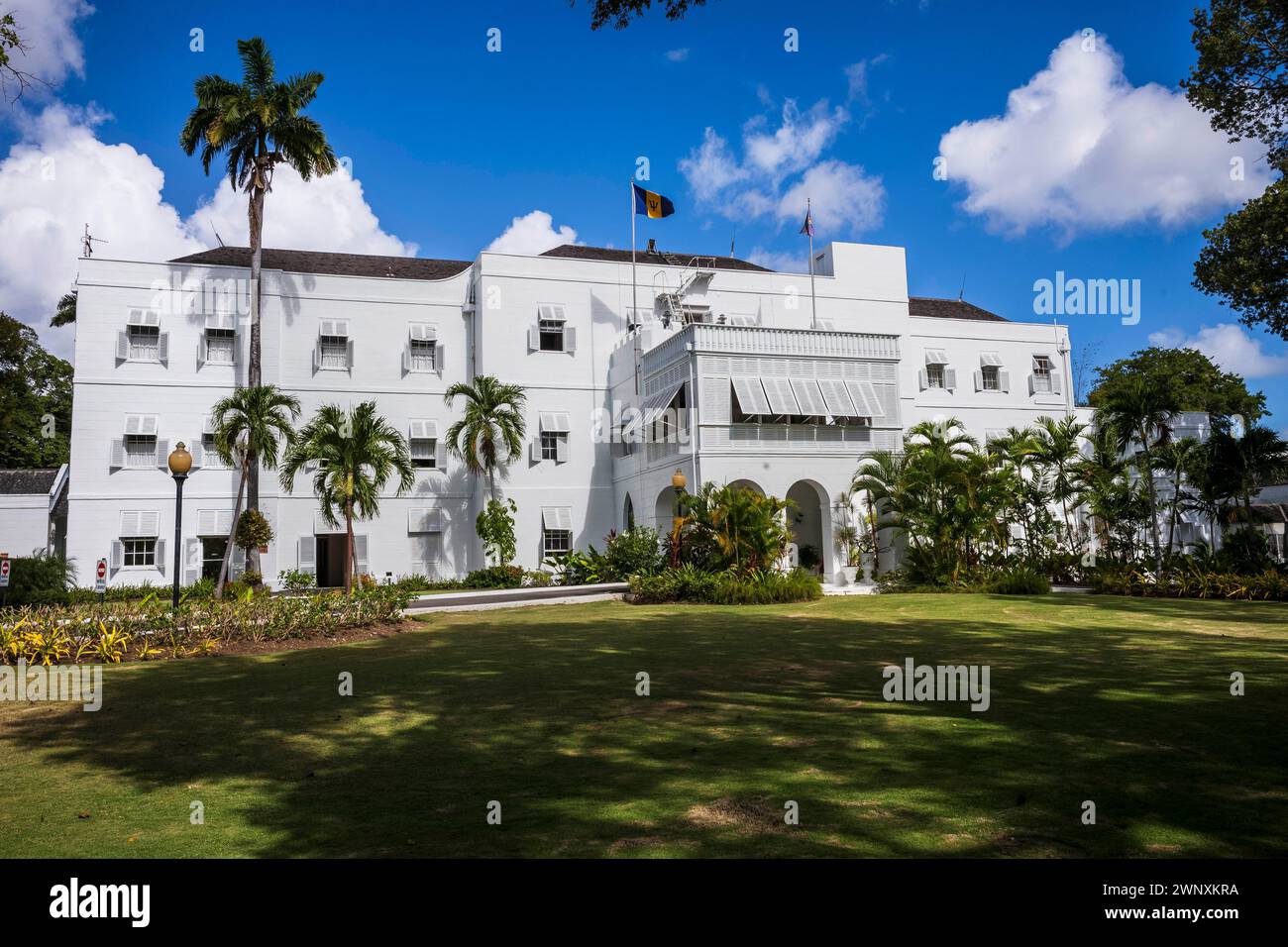 The Barbadian State House also known as Government House. The 18th ...