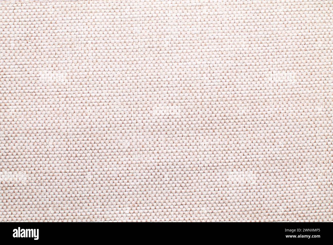 Natural linen material textile canvas Fabric texture background Close ...