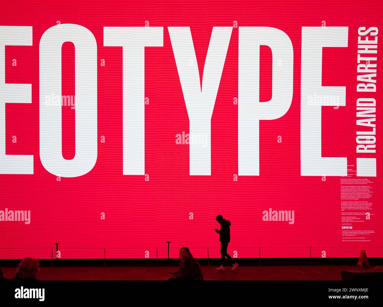 Outernet, The Now Building, Centre Point, London, UK. 4th March, 2024 ...