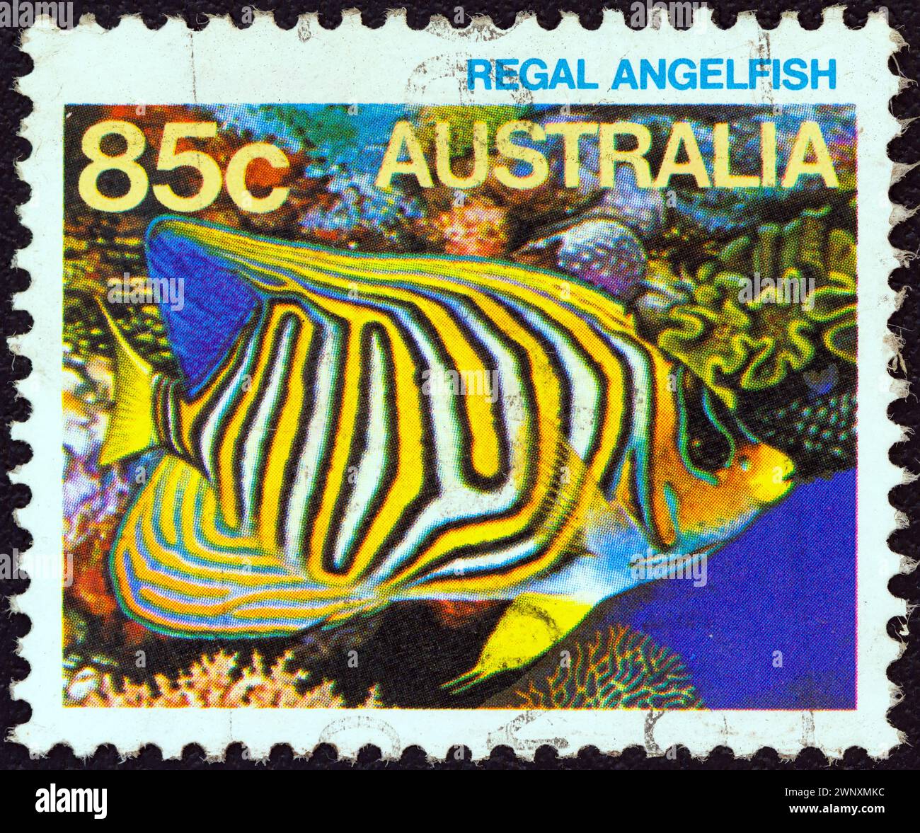 AUSTRALIA - CIRCA 1984: A stamp printed in Australia from the "Marine ...