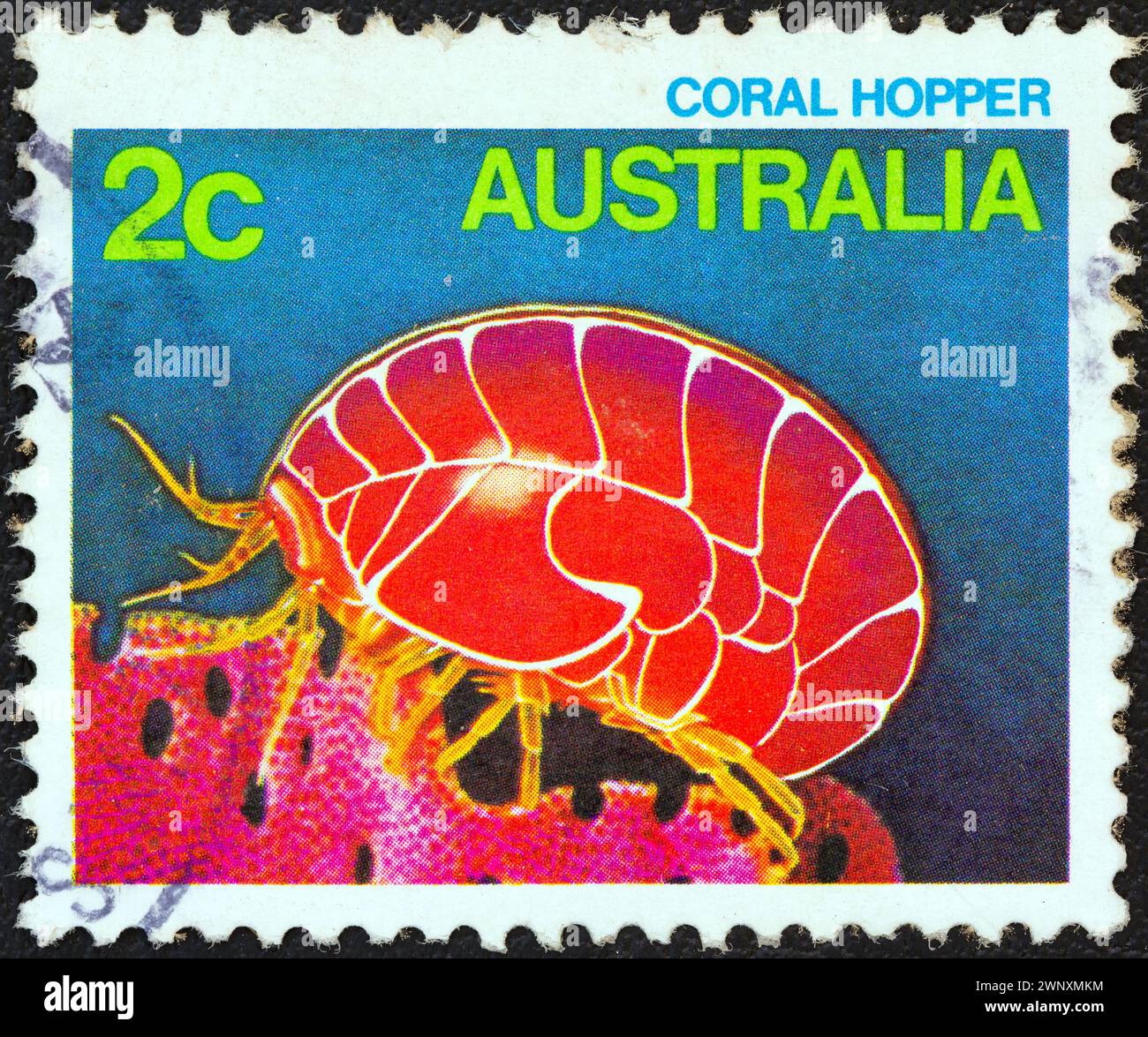 AUSTRALIA - CIRCA 1984: A stamp printed in Australia from the "Marine ...