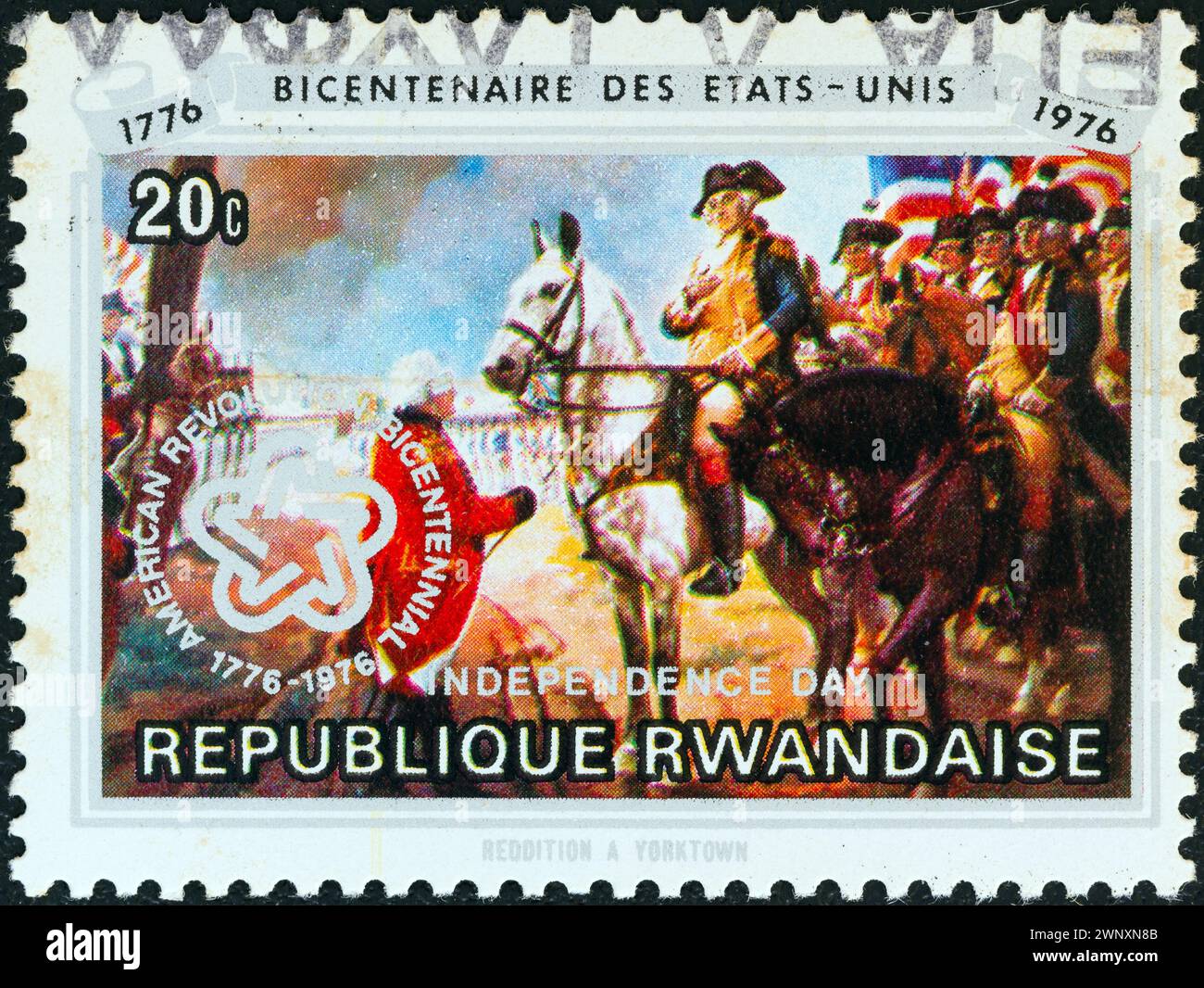 RWANDA - CIRCA 1976: A stamp printed in Rwanda issued for the ...