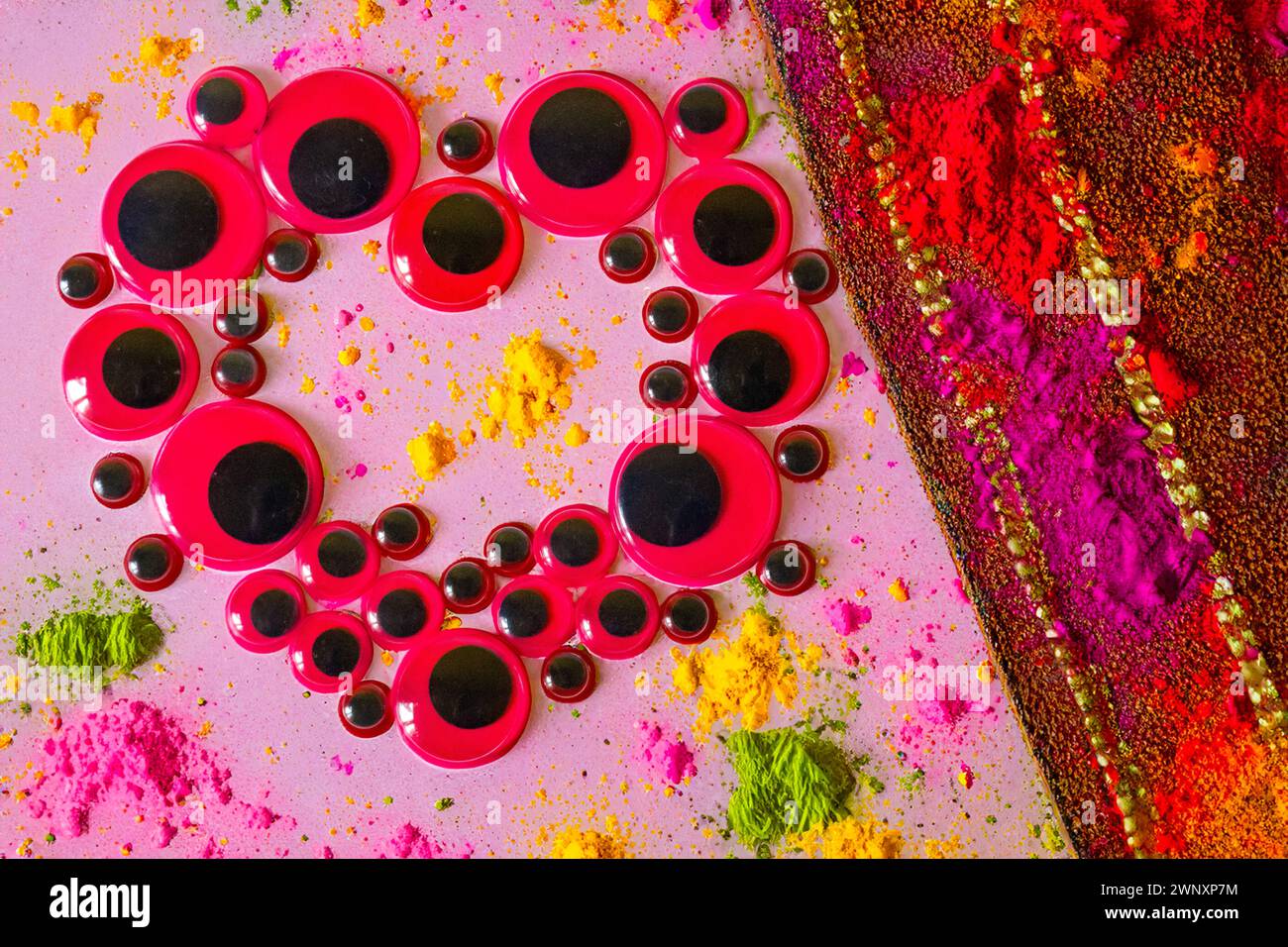 Rangwali Holi,Dhuleti.Colorful powder explosion on background. Colored ...