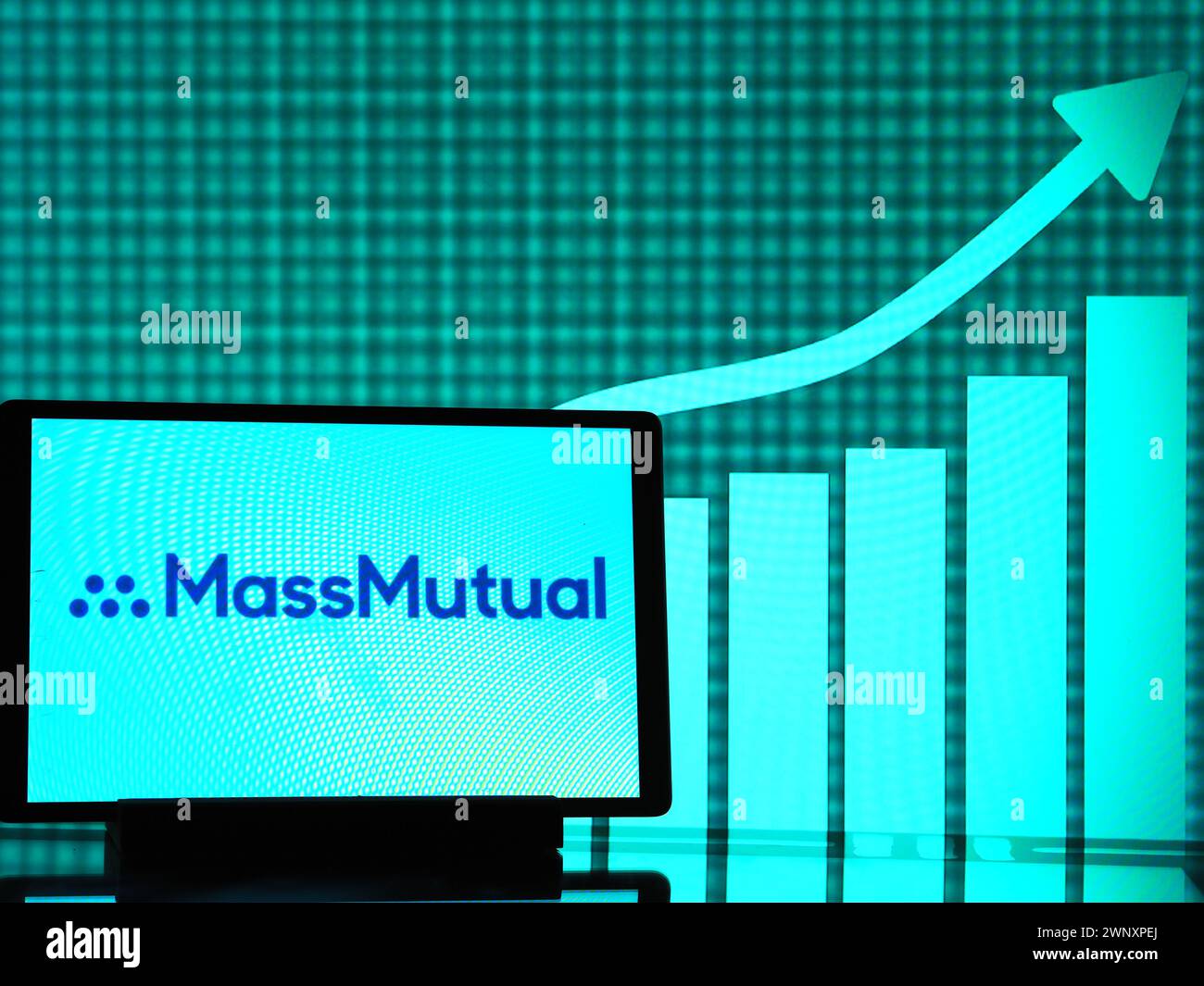 Germany - March 4, 2024: In this photo illustration, Massachusetts ...