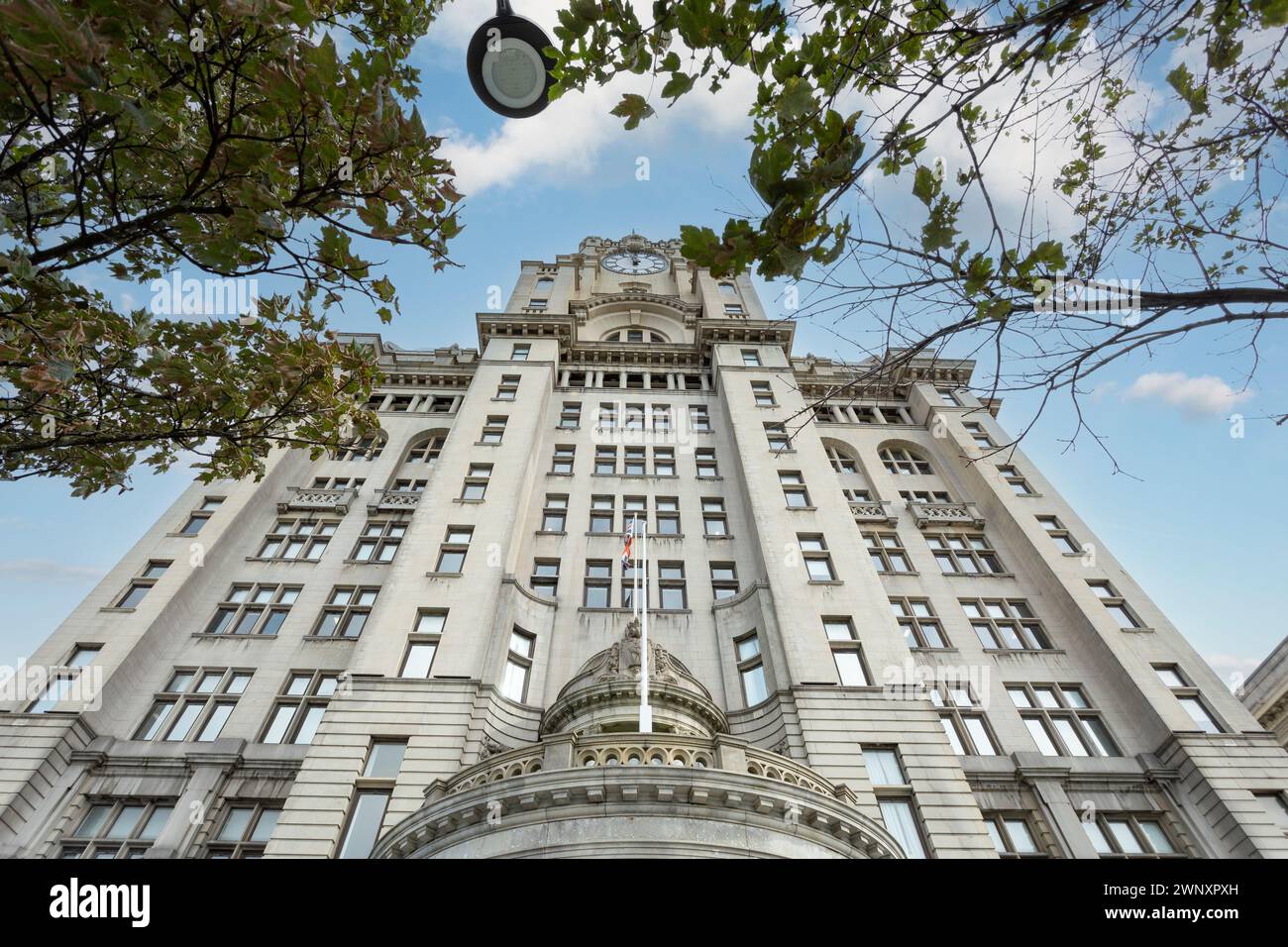 Liverpool, united kingdom January, 16, 2024 views of the iconic royal ...