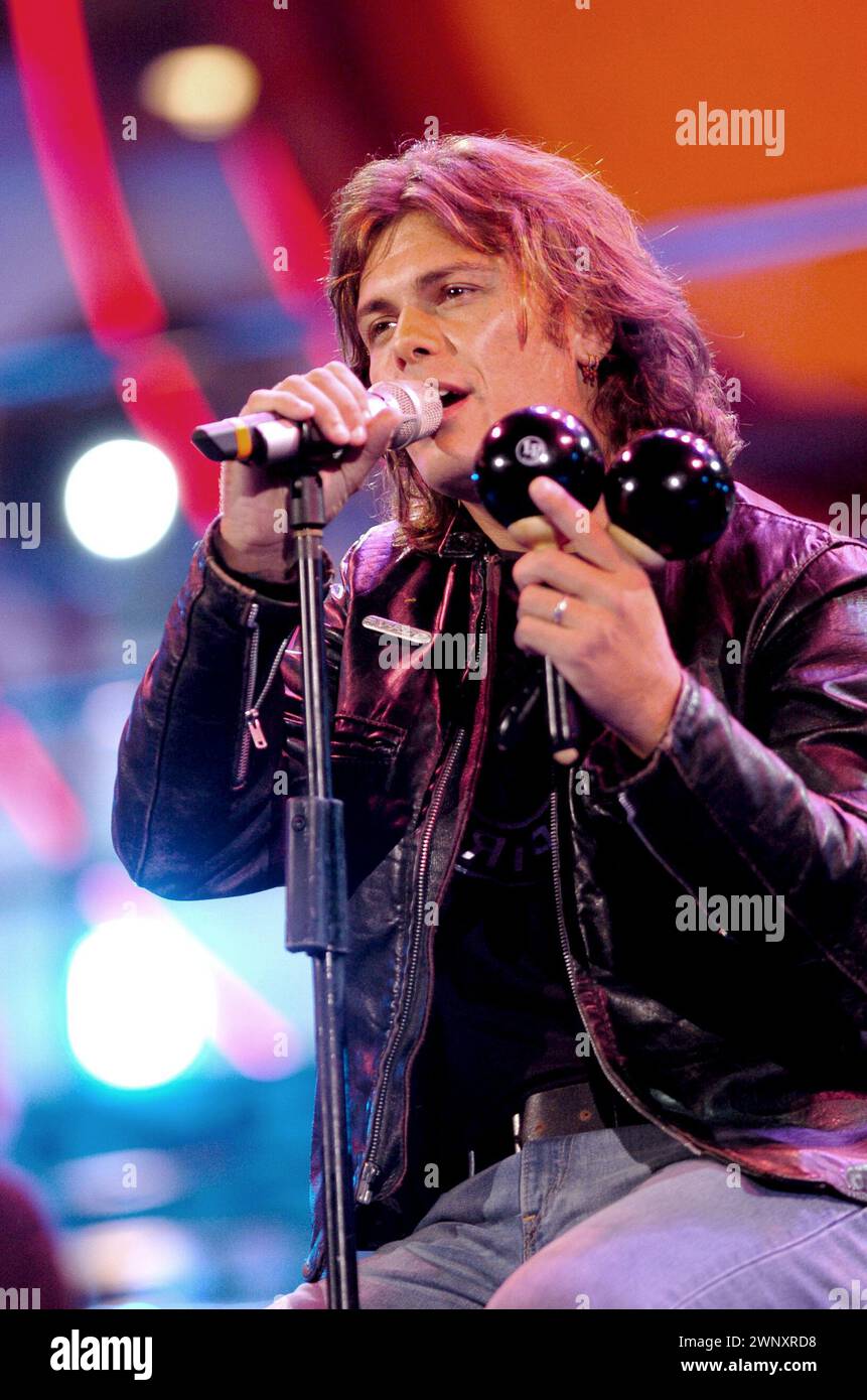 Verona Italy 13/09/2005: Gianluca Grignani, Italian singer, during the ...
