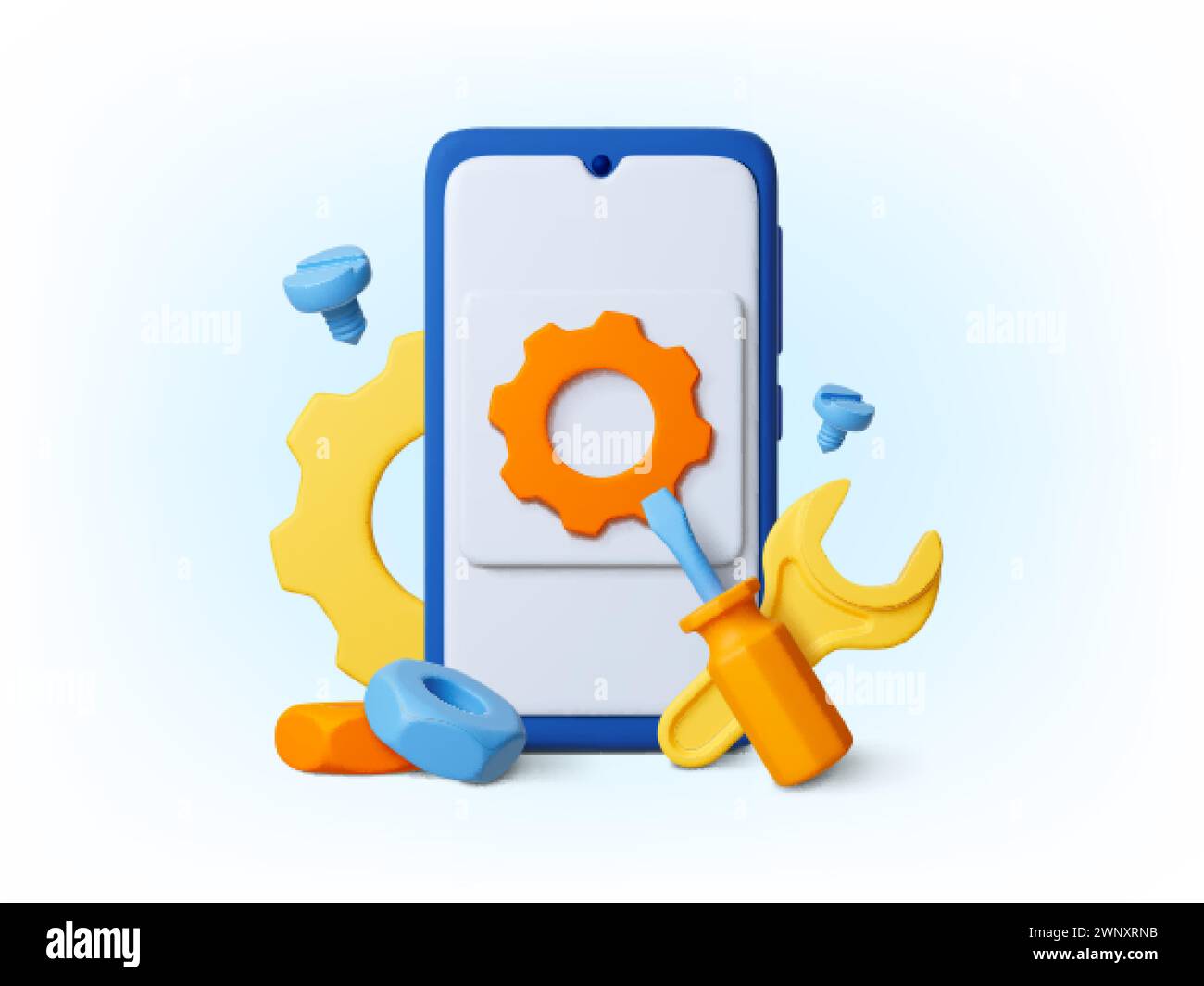 Adjusting gadget Stock Vector Images - Alamy