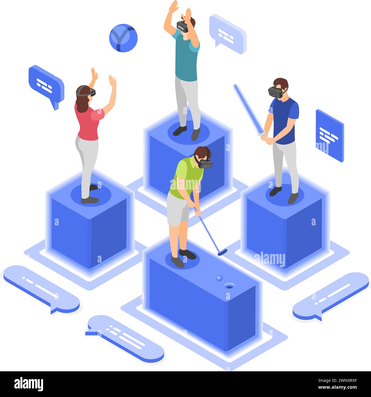 Ai in golf Stock Vector Images - Alamy