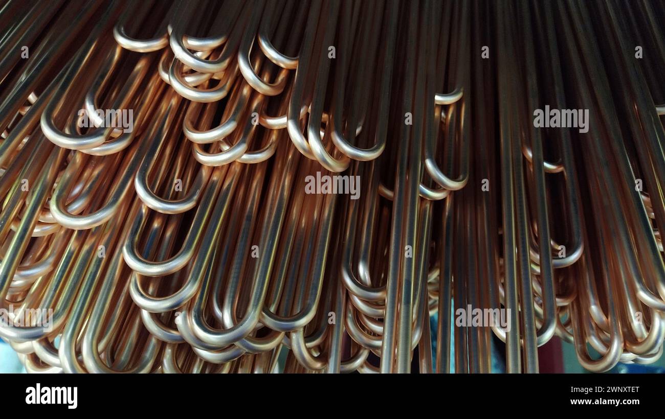 Copper tubes for heat exchangers. Copper heat exchangers are important ...