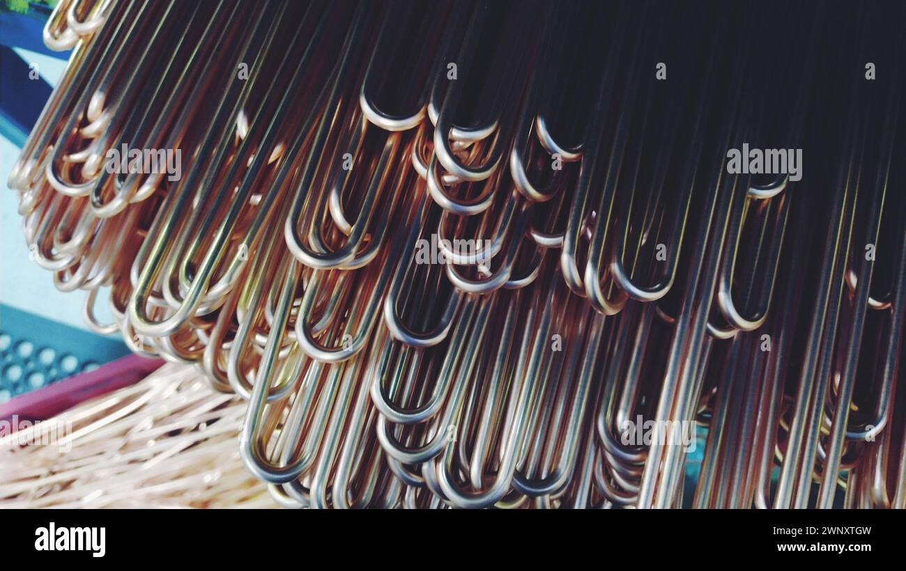 Copper tubes for heat exchangers. Copper heat exchangers are important ...