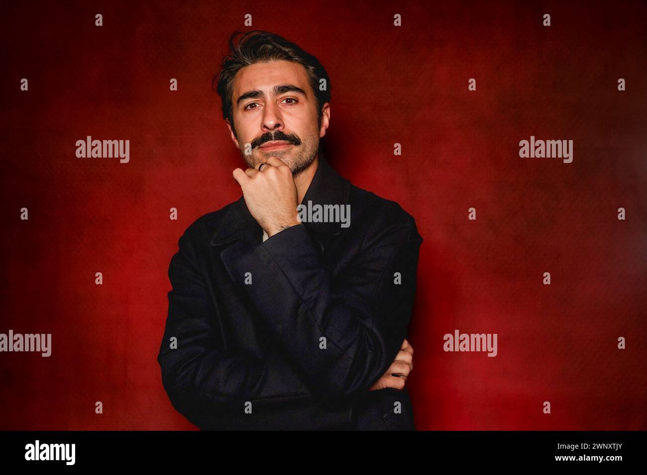 The singer Rayden poses for Europa Press, on March 4, 2024, in Madrid ...