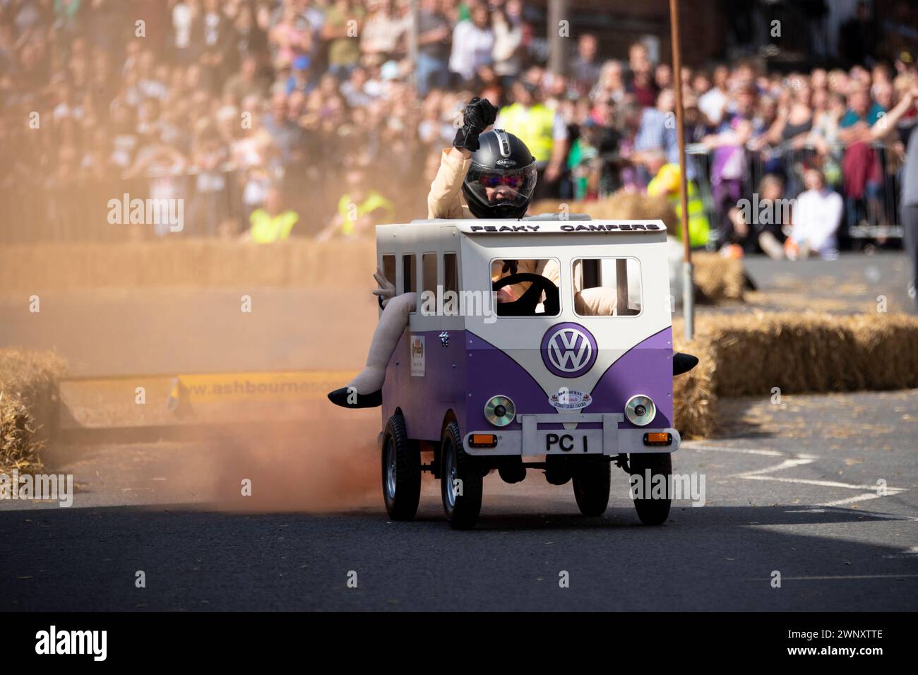 08/09/19 Ashbourne soap box race Stock Photo - Alamy