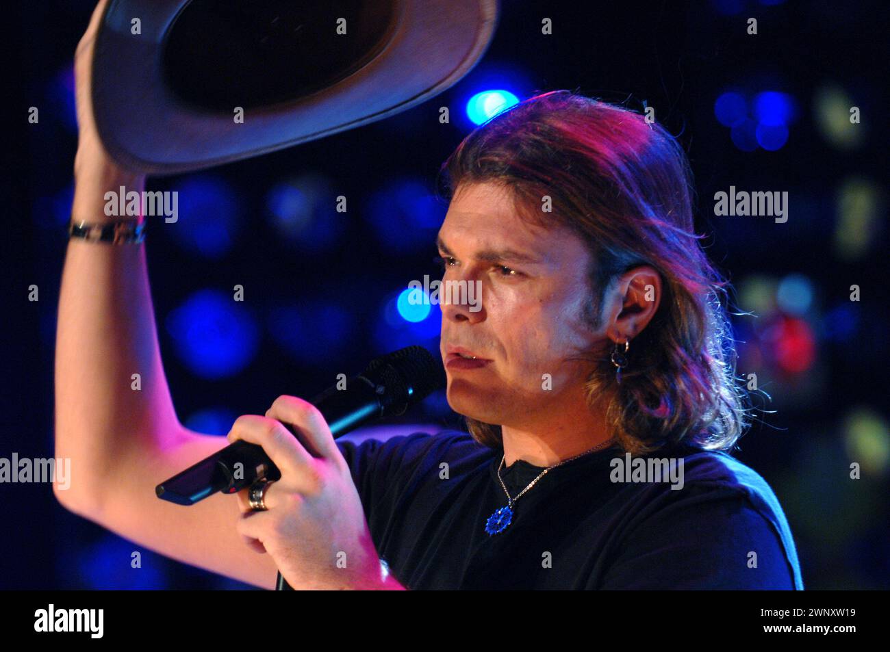 Milan Italy 09/03/2006: Gianluca Grignani, Italian singer, during the ...