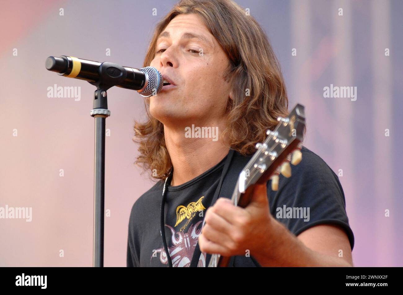 Milan Italy 16/09/2007: Gianluca Grignani, Italian singer, during the ...