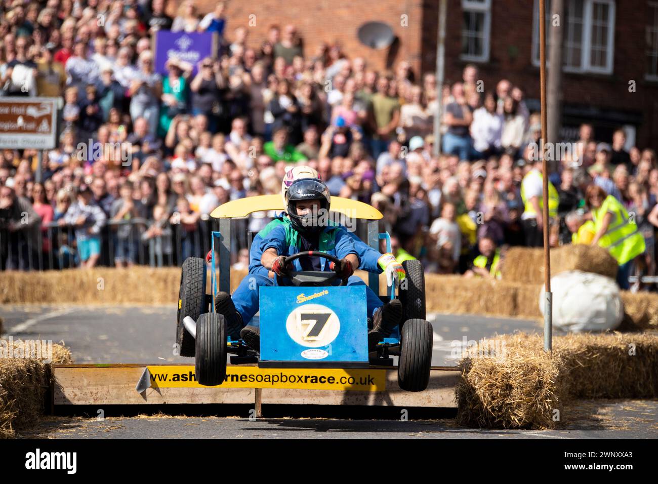 08/09/19 Ashbourne soap box race Stock Photo - Alamy