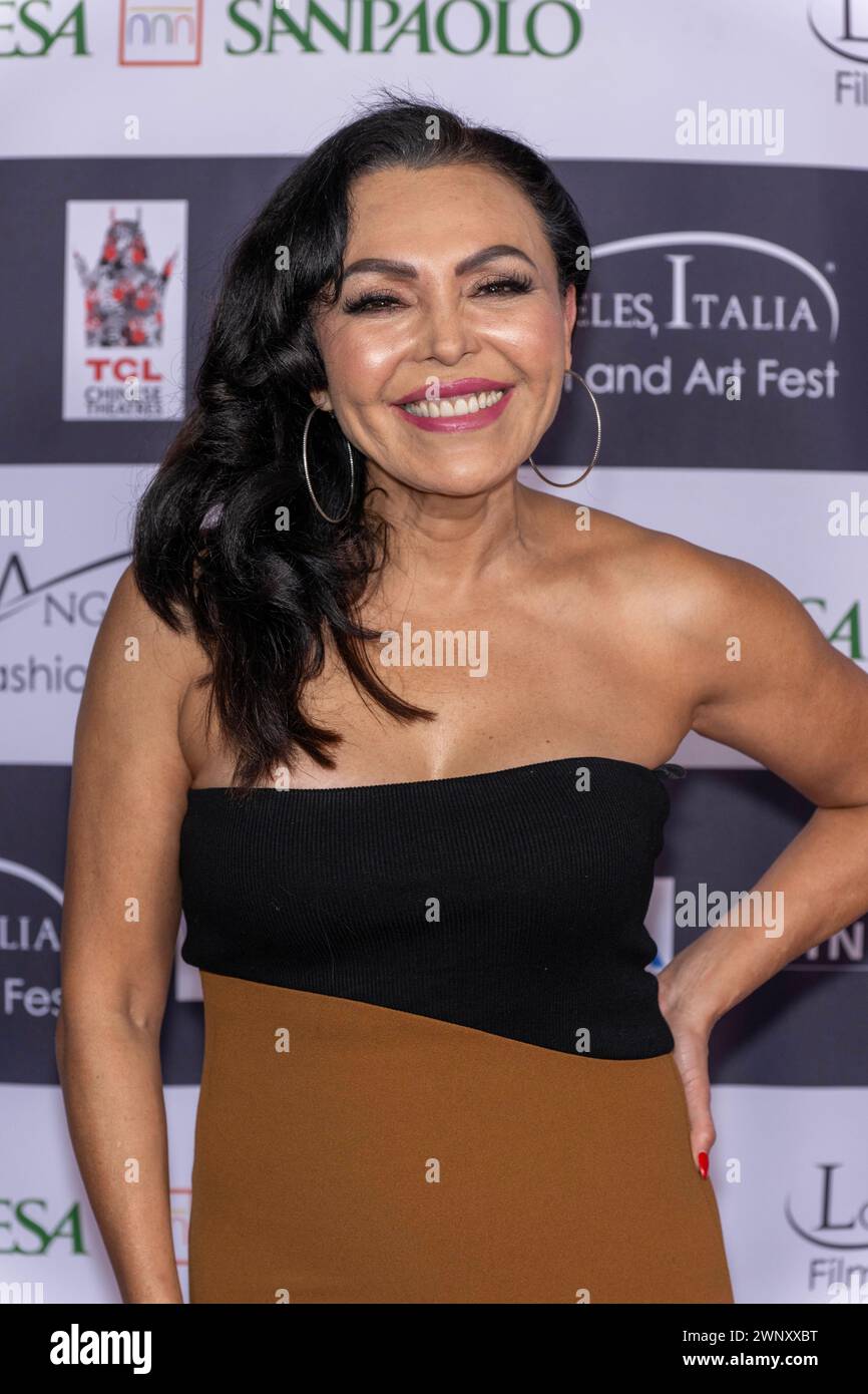Los Angeles, USA. 03rd Mar, 2024. Actress Sandra Santiago attends 2024 Los Angeles Italia Film ...