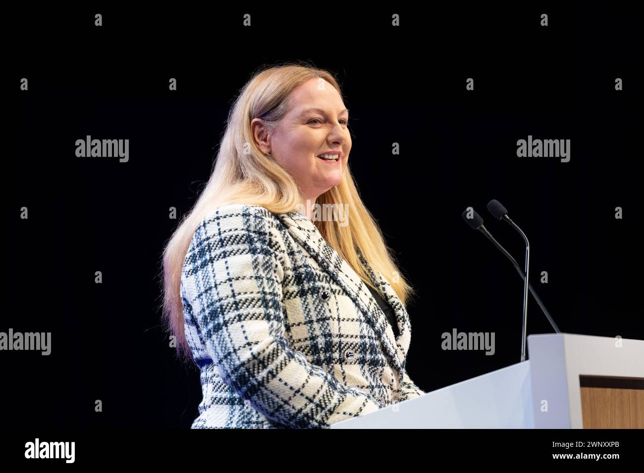 Dr Lisa Cameron MP speaking at the Scottish Conservative Party ...