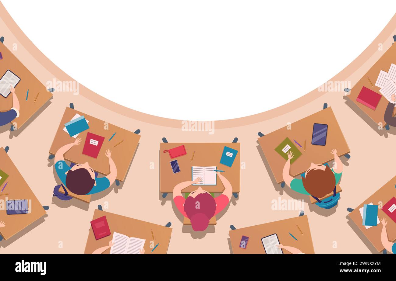 Student students university auditorium Stock Vector Images - Alamy