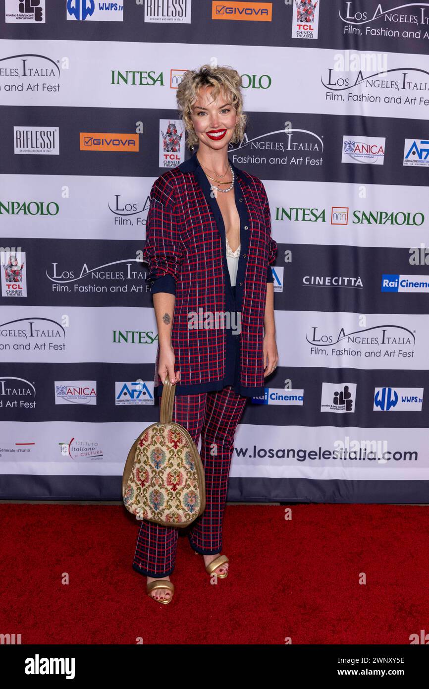 Los Angeles, USA. 03rd Mar, 2024. Model Taylor Brophy attends 2024 Los ...