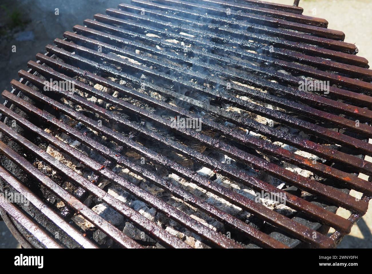 Grill - a portable installation for cooking on coals, in the heat ...