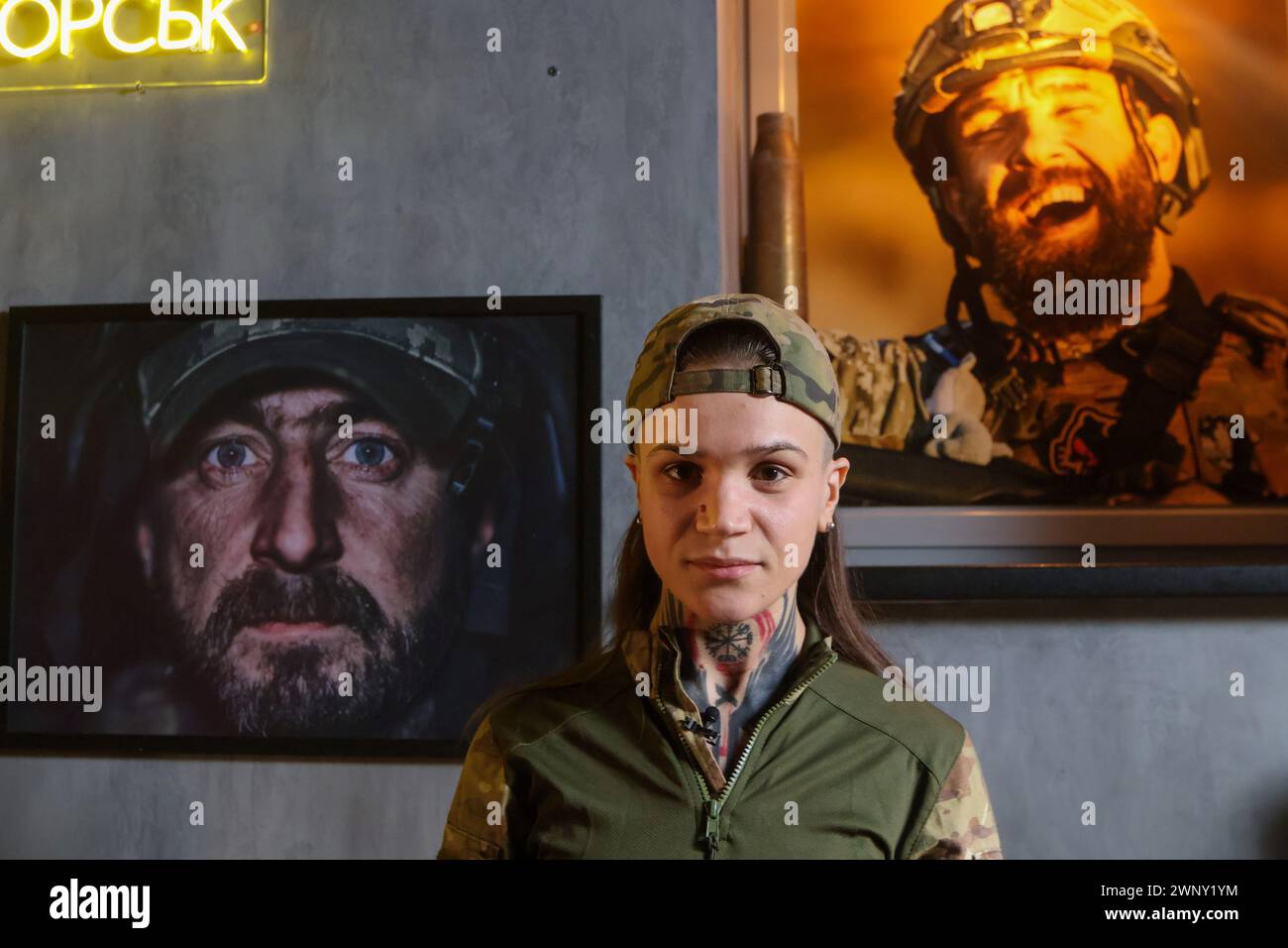 Non Exclusive: KYIV, UKRAINE - MARCH 3, 2024 - Viktoriia, known by her ...