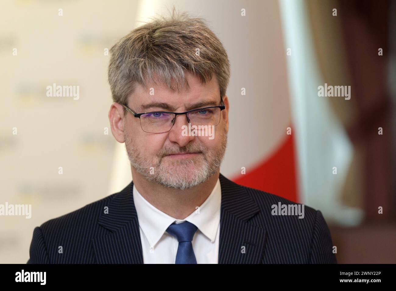 Non Exclusive: KYIV, UKRAINE - MARCH 04, 2024 - Head of the Chernihiv ...