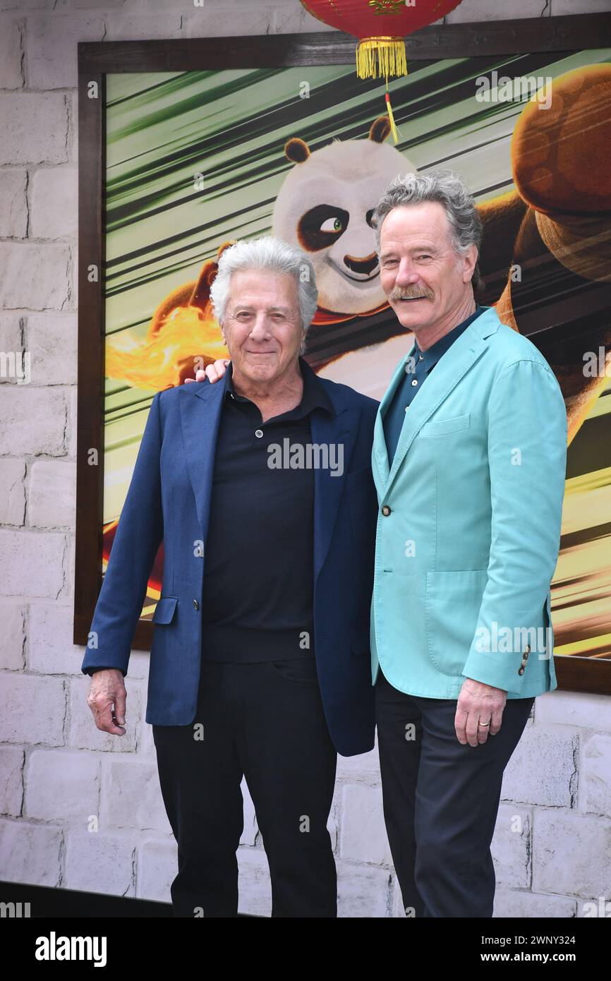 Los Angeles, California, USA 3rd March 2024 Actor Dustin Hoffman and ...