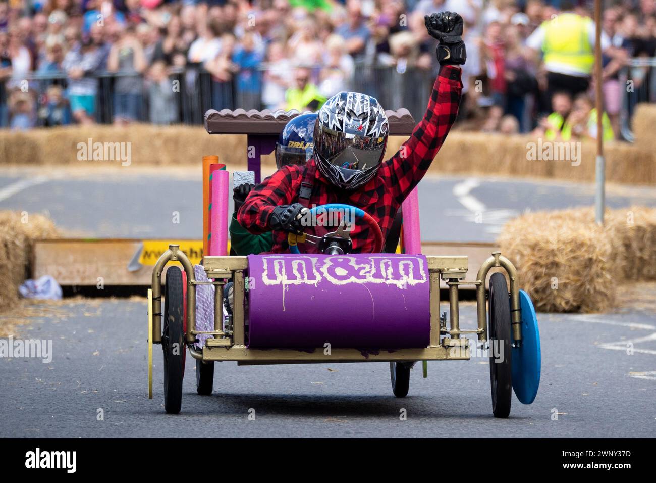 08/09/19 Ashbourne soap box race Stock Photo - Alamy