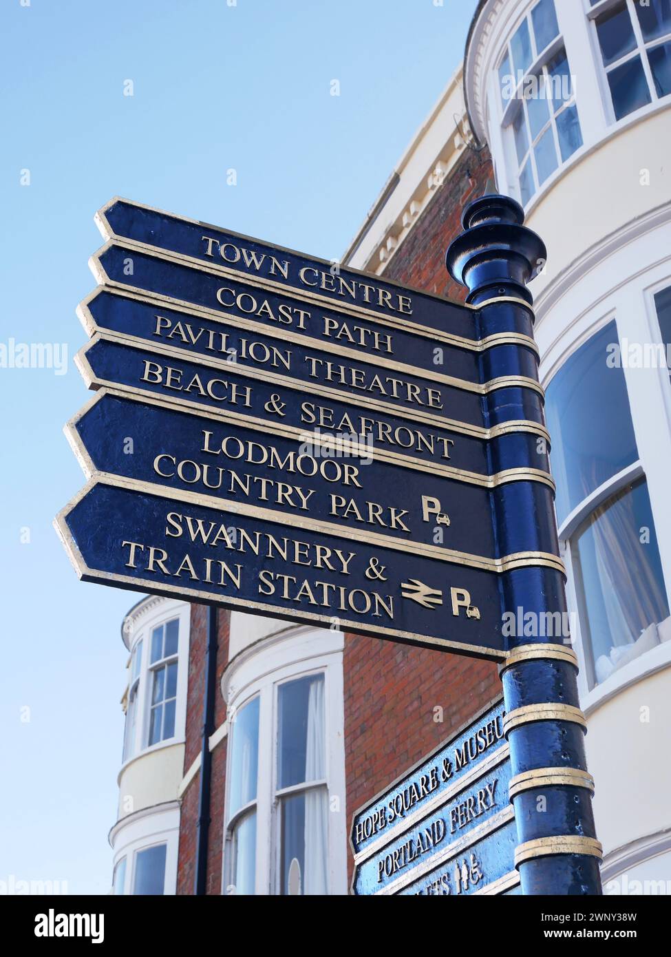 Directional sign train hi-res stock photography and images - Alamy